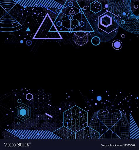 Science And Mathematics Abstract Background Vector Image