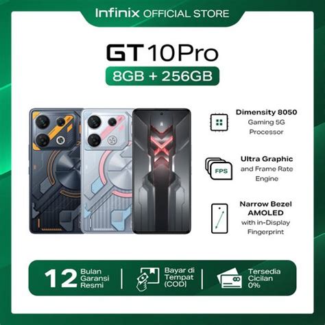Jual Infinix Gt Pro Gb Up To Gb Extended Ram Dimensity G Amoled Fhd