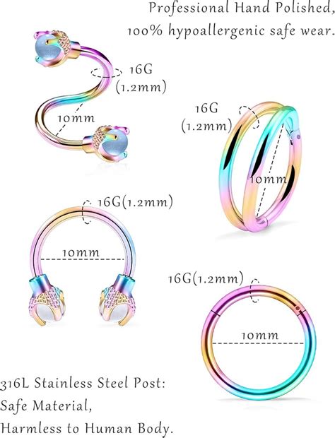 Septum Piercing Ring Types