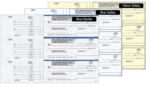 3 To A Page Manual Business Checks