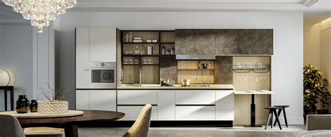 Laminate And Uv Lacquer Straight Line Kitchen Plcc17017