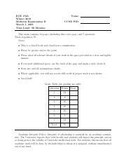 ECE172 WI18 Midterm Pdf ECE 172A Winter 2018 Midterm Examination B March 1 2018 Time Limit 90
