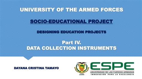 Chapter Iv Data Collection Instruments Pptx