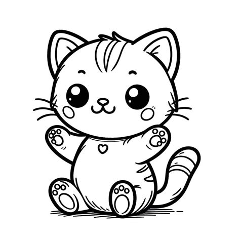 Coloriage Dessiner Chaton à Imprimer Dessin Gratuit à Imprimer