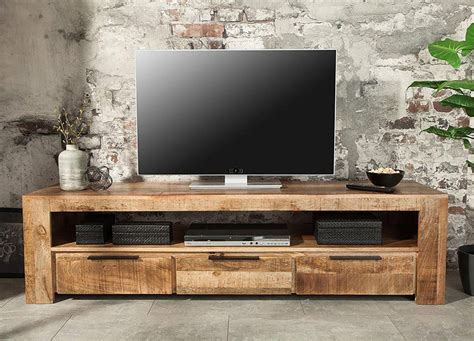 Meuble Tv En Bois De Manguier 170 Cm