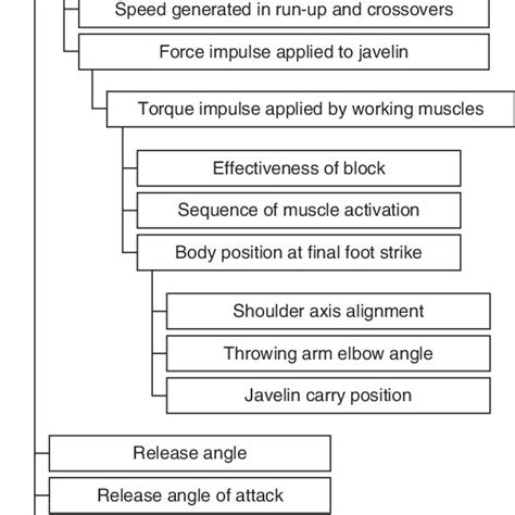 A Deterministic Or Hierarchical Model Of Javelin Throwing Reproduced Download Scientific