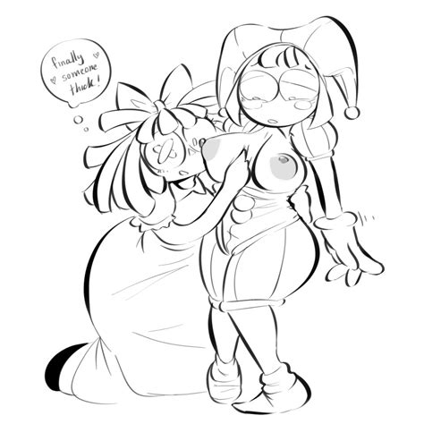 Rule 34 2023 2d 2d Artwork 2d Artwork 2girls Black And White Blush