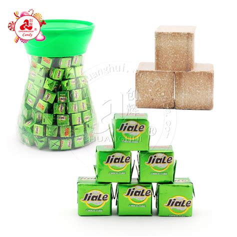 Coffee Chocolate Square Cube Shaped Pressed Tablet Candy Blocks