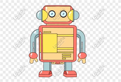 귀여운 로봇 만화 일러스트 레이션 Png 일러스트 무료 다운로드 Lovepik