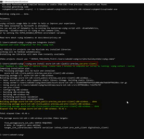 Having A Problem With Installing The Azure Iot Sdk For C Stack Overflow