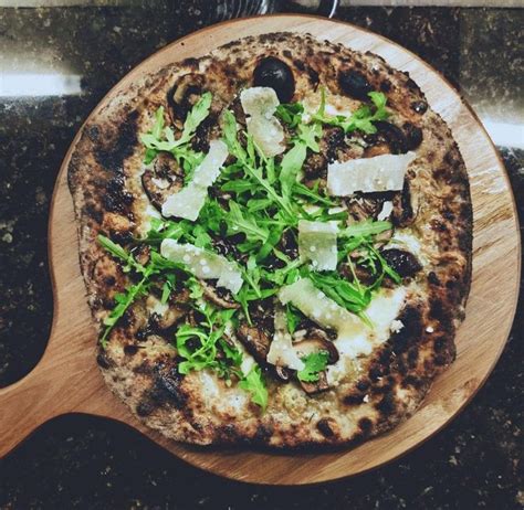 Delicious White Truffle Oil Pizza