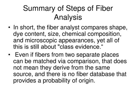 Ppt Forensics Of Fiber Analysis Powerpoint Presentation Free Download Id 6669788