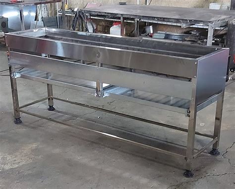 کباب پز استیل رستورانی گازی 2متری دهنه 50 سانتیمتر صنعتی