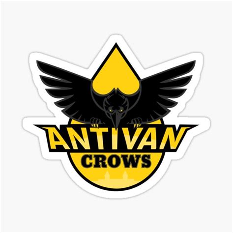 Antivan Crows Sticker For Sale By Capefoxalix Redbubble