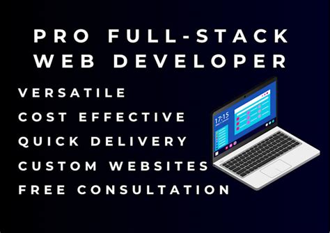 Develop Your Custom Website As A Full Stack Web Developer By Taylor