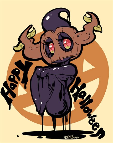 Rule 34 Abysmal0 Anthro Anthrofied Black Skin Dripping Female Game Freak Halloween Medium