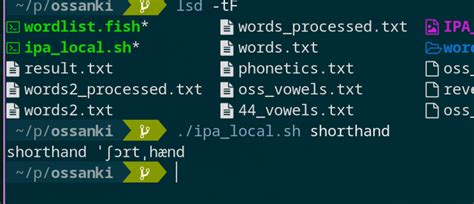 Ipa Lookup In 125000 Word Database Using A Bash Script Rshorthand