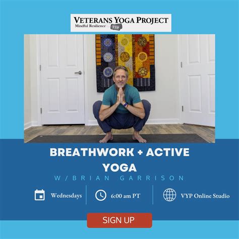 Start Your Wednesday Morning With Veterans Yoga Project