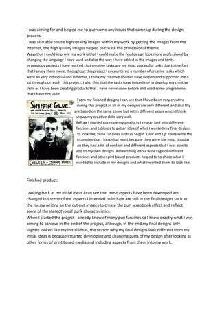 Evaluation ODT Arts And Crafts Hobbies Interests