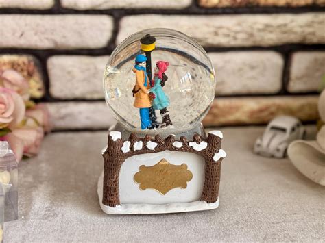 Custom Snow Globe Valetine Day Gift Gift For Girlfriend Music Box Night Light Gift Etsy