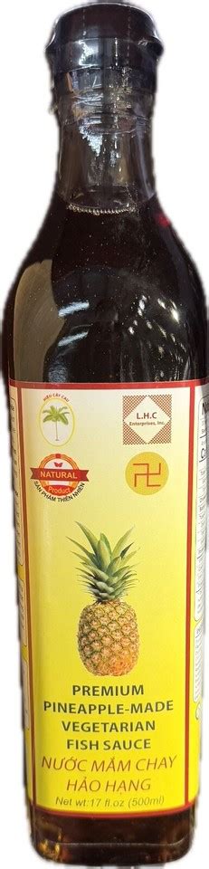 Areca Premium Pineapple Vegetarian Fish Sauce Nuoc Mam Chay Hao Hang 17