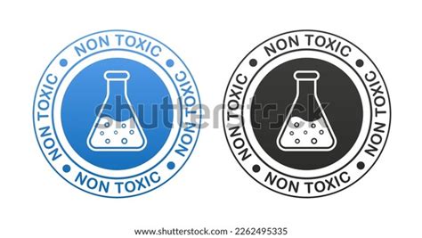 Non Toxic Symbol Label Scientific Technologies Stock Vector Royalty