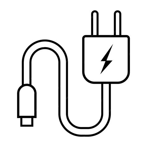 Premium Vector Charger Icon Logo Vector Deign Template