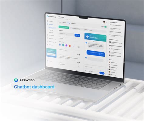 Chatbot Dashboard UI UX Design Behance