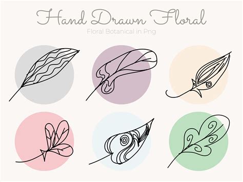 Minimalist Flower Bouquet Bundle Vol Graphic By SenOrnament Creative Fabrica