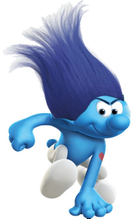 Hefty Smurf With Branchs Hair By Raul3452 On Deviantart