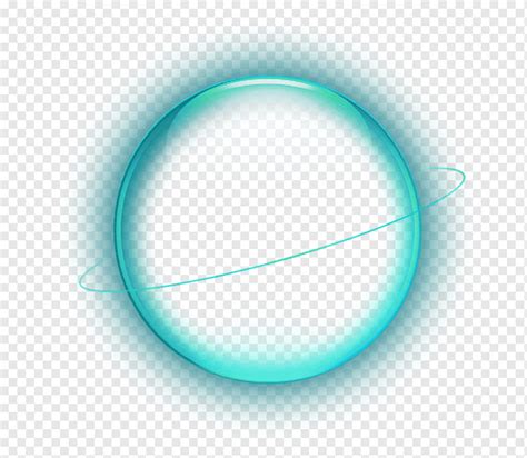 파란색 파란색 발광 행성 기타 텍스트 포스터 Png Pngwing