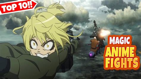 Anime Magic Fight Scene