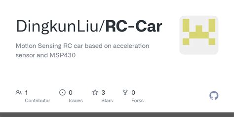 Github Dingkunliurc Car Motion Sensing Rc Car Based On Acceleration
