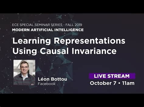Free Video Learning Representations Using Causal Invariance From New York University Nyu