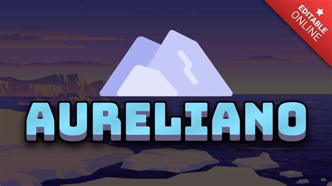 Aureliano Editable Celeste Game Logo Text Effect Generator