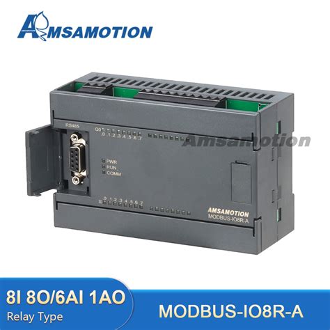 Sz Modbus Io8r A Rtu 8 Way Relay Module 6ai 1ao Analog Input Output 485
