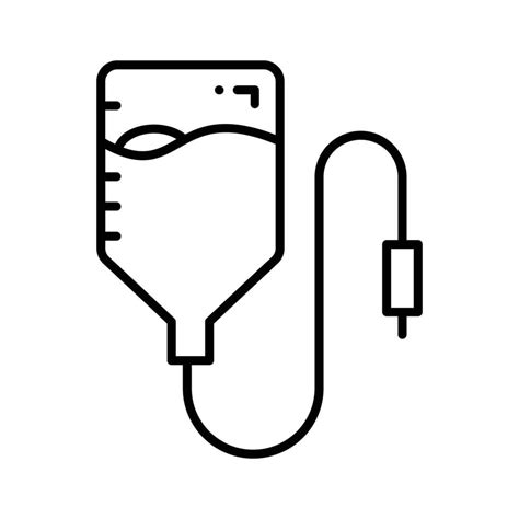 Well Designed Icon Of Iv Drip Intravenous Transfusion Therapy