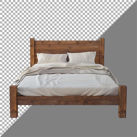 Premium Psd Bed White Background