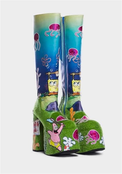 Pin By Christi Taylor On Nick Jr Nickelodeon Knee High Platform Boots