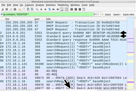 Wireshark Tutorial Identifying Hosts And Users