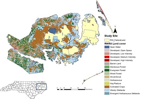 Red Wolf Habitat Map