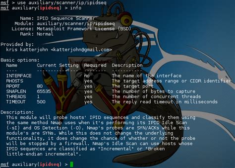 Pentesting Con Metasploit Importando Datos De Nmap Idle Scan Desde