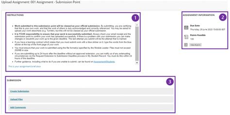 new blackboard assignment submission page digital learning