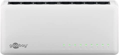 Goobay 8 Portars Gigabit Ethernet Switch
