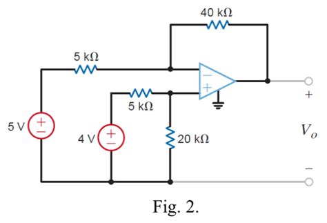 Solved Please Find Vo In The Circuit In Fig 2 Chegg Com