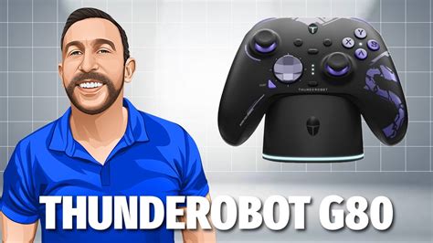 Thunderobot G80 1000hz Wireless Gaming Controller For Ns Pc Ios Android With Charging Dock Youtube