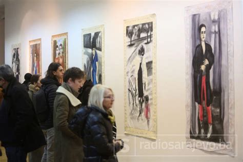 Tatjana Milaković Nusret Pašić I Fikret Libovac U Umjetničkoj Galeriji Bih