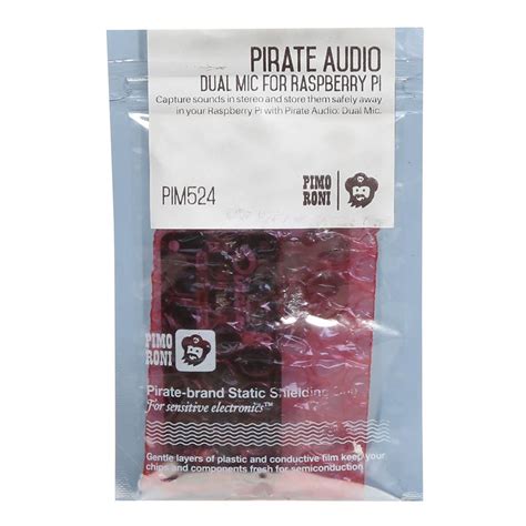 Pimoroni Pirate Audio Dual Mic For Raspberry Pi Micro Center
