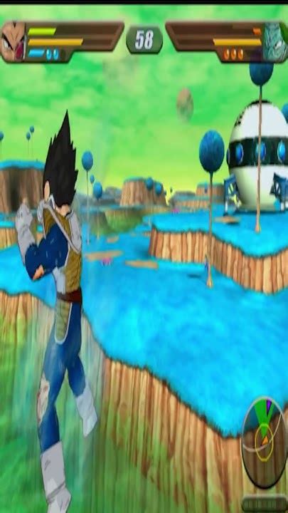 Dbz Bt1 Vegeta Scouter Vs Zarbon Transformation Shorts Dragonball