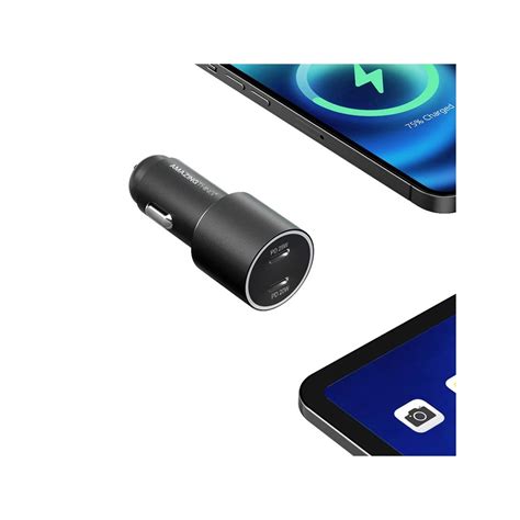 ที่ชาร์จในรถยนต์ Amazingthing Car Charger 1 Usb A Qc3 0a 1 Usb C Pd45w Black Education
